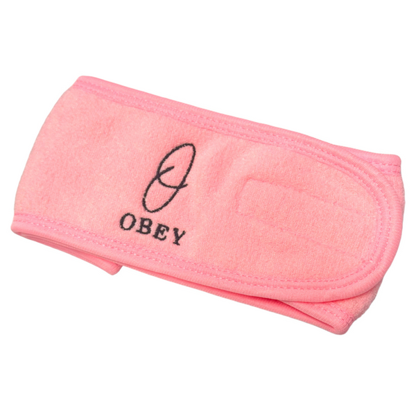 Get Ready With Me Velcro Headband Pink – Obey Skincare